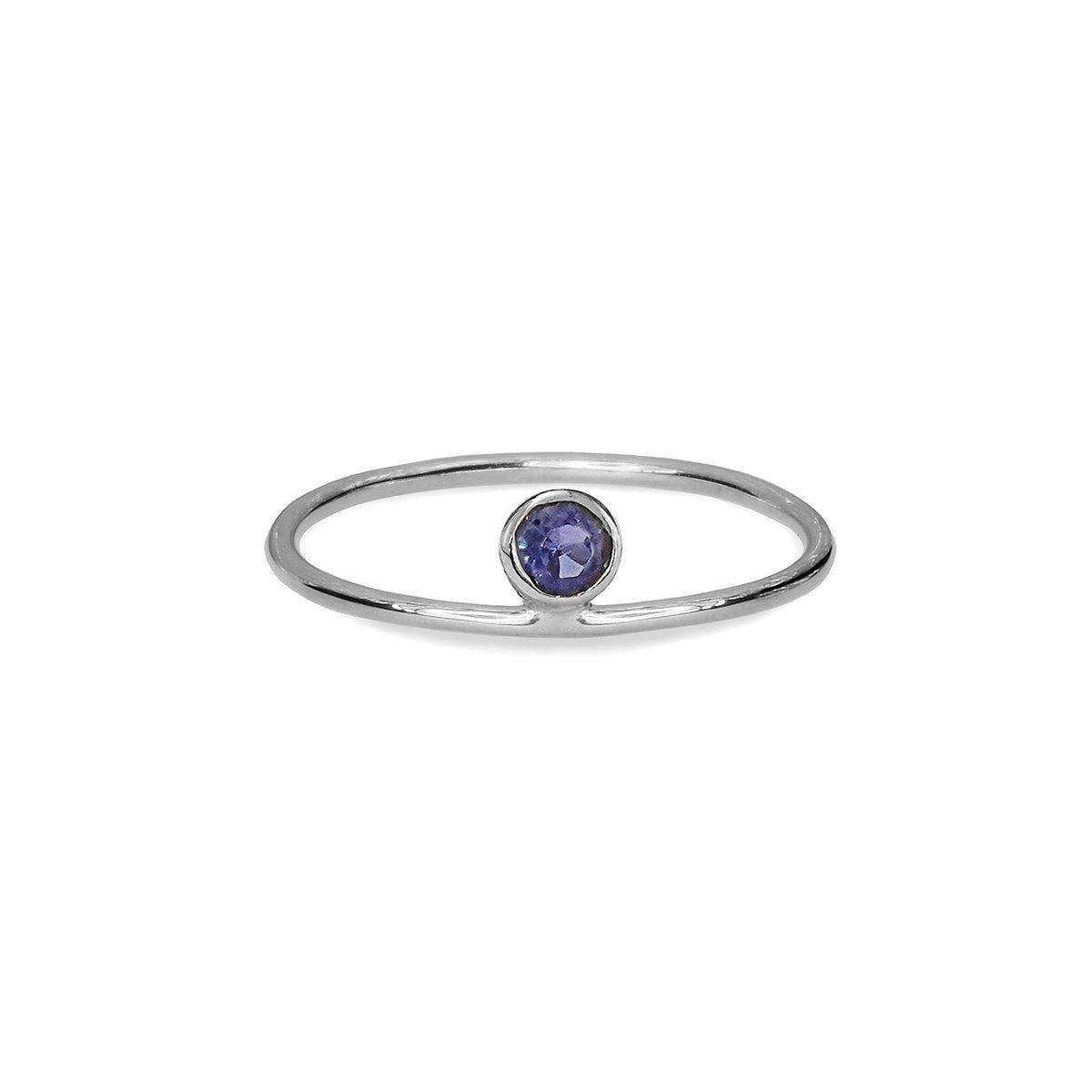 Dipta Tiny Ring Sterling Silver - Iolite